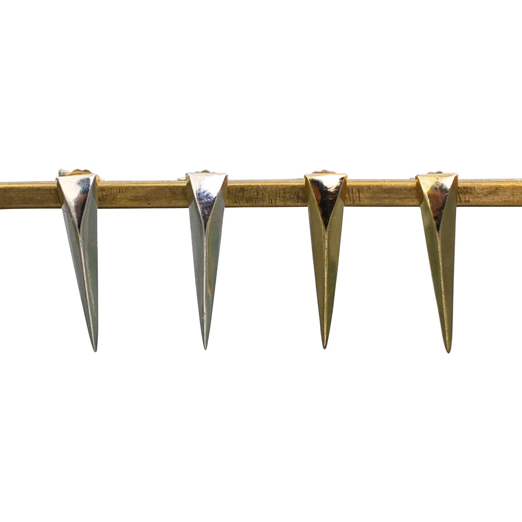 Dagger Studs - Brass – KMJ