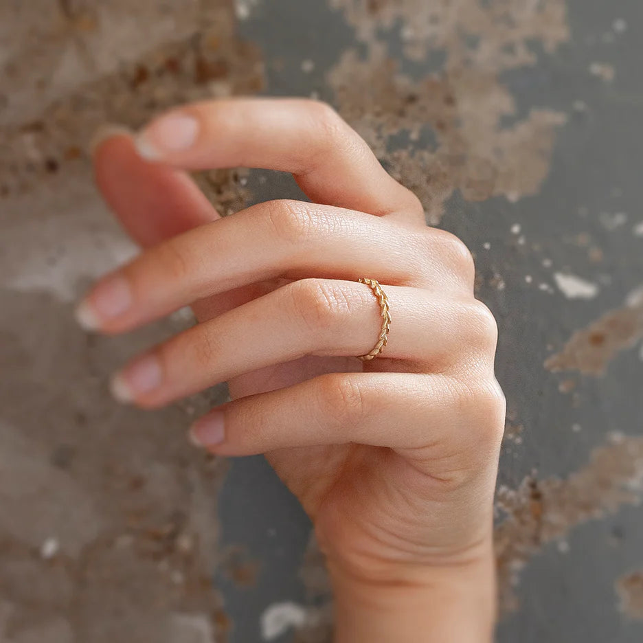 Laurel Band - l8k Gold – KMJ