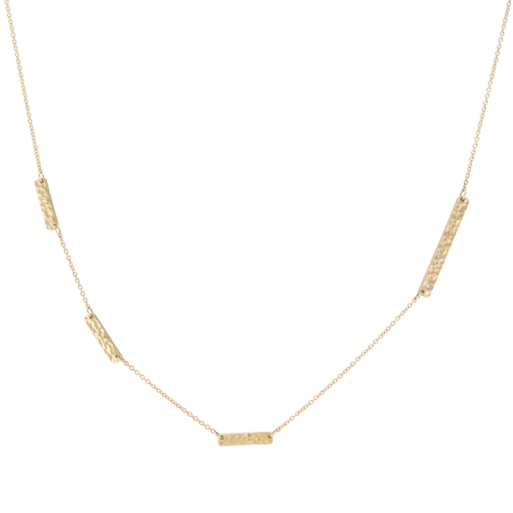 Ripple Station Necklace - 14k Gold – KMJ